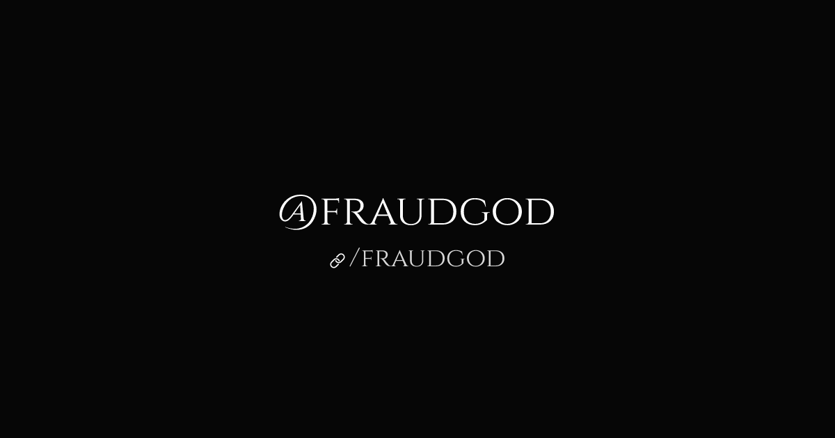 @fraudgod