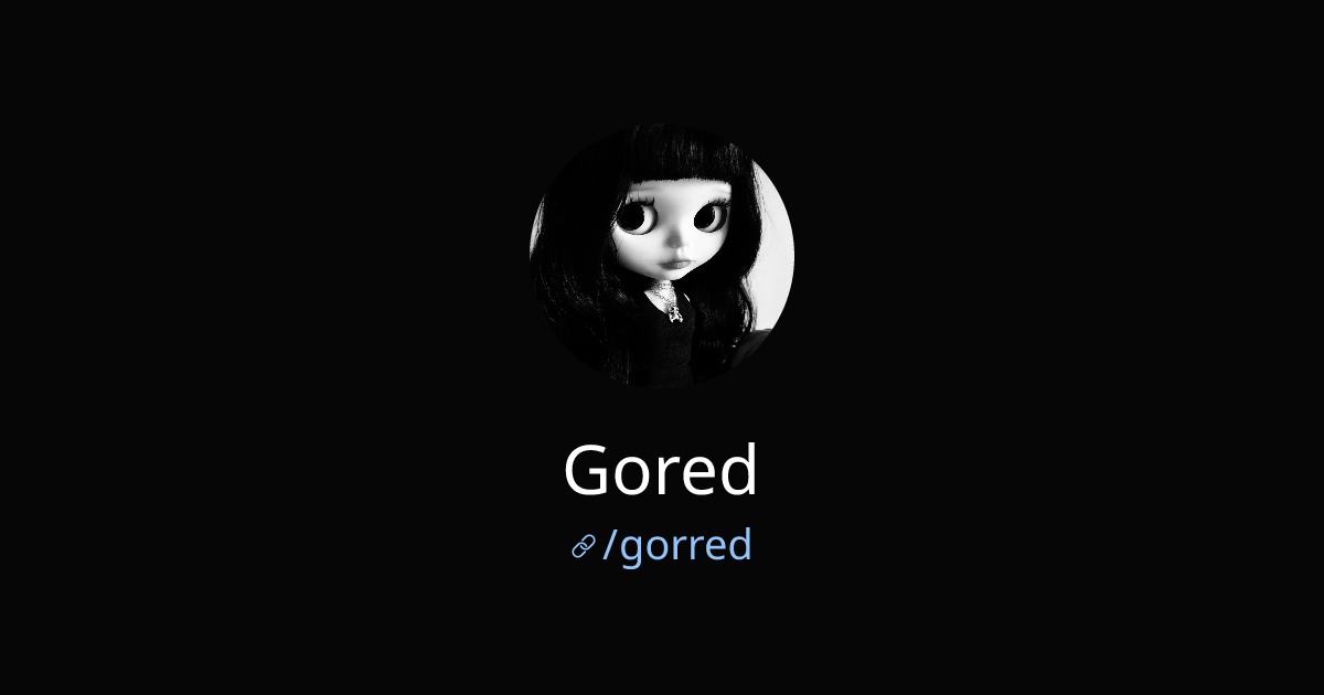 Gored (@gorred)
